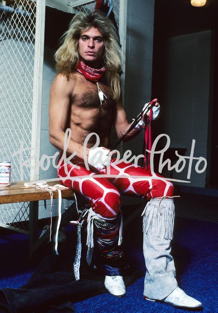 David Lee Roth of Van Halen, Philadelphia 1981 — Rock Paper Photo Official