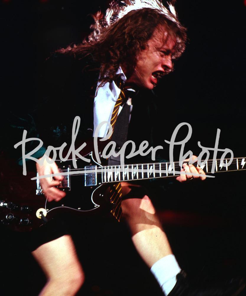 Angus Young by David Plastik — Rock Paper Photo Official